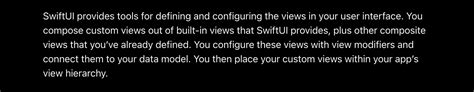 SwiftUI View