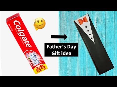 Toothpaste Box Craft For Father Fathers Day T Idea How To Make T