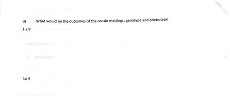 solved a deduce the most likely mode of inheritance b