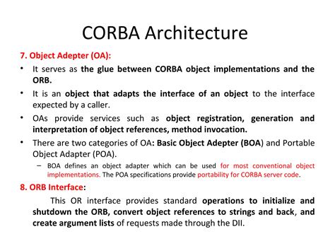 Corba Basic And Deployment Of Corba Ppt