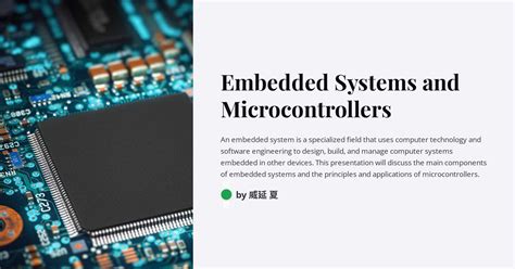 Embedded Systems And Microcontrollers