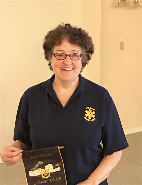 Westport Lions Welcome Patricia Mcparland To The Club Westport Lions Club