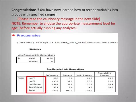 Recode Age Variable In Spss Pptx