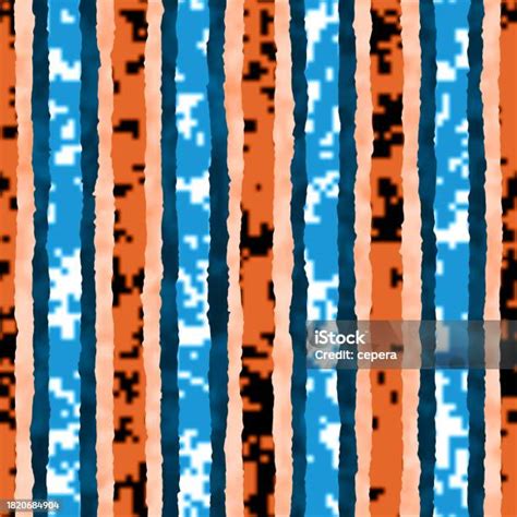 Multi Colored Mottled Stripe Pattern Stock Illustration Download
