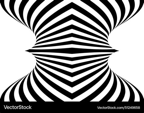 Optical Illusion Royalty Free Vector Image Vectorstock