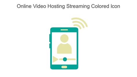 online video hosting streaming colored icon in powerpoint pptx png and