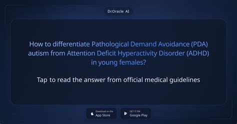 How To Differentiate Pathological Demand Avoidance Pda Autism From