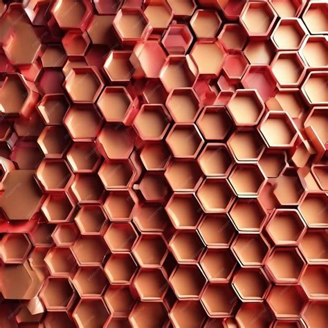 Premium Photo Abstract Background Of Hexagon Shape 3d Rendering