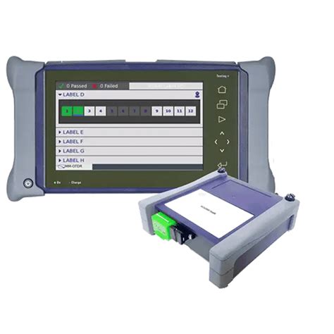 handheld otdr tester with 7 in display and 35 db dynamic range for fttx