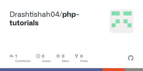 Github Drashtishah04php Tutorials