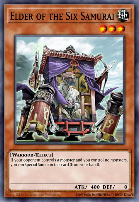 Decklist Six Samurai Sample Decks For Six Samurai Yu Gi Oh Master