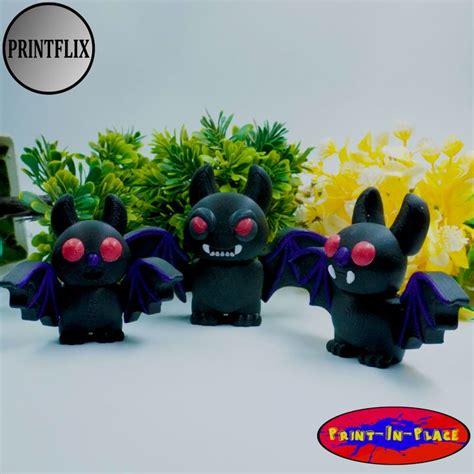 3d Printable Flexi Tiny Bat By Printflix