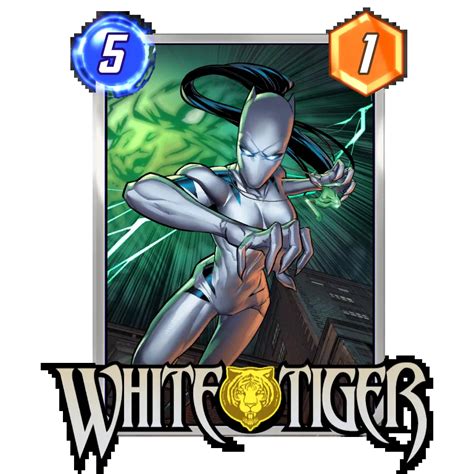 White Tiger Marvel Snap Card Variant Marvel Snap Zone