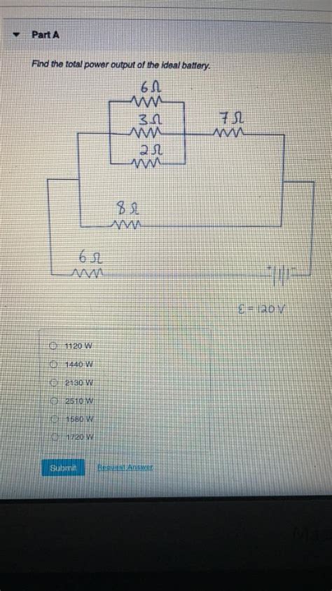 Solved Part A Find The Total Power Output Of The Ideal Chegg Com