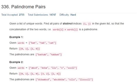 C Coding Exercise Palindrome Pairs Algorithms Blockchain And Cloud