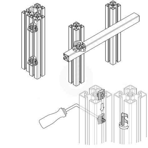 Parallel Connector Bosch Rexroth 3842542737 3842 542 737
