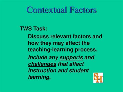 PPT Contextual Factors PowerPoint Presentation Free Download ID