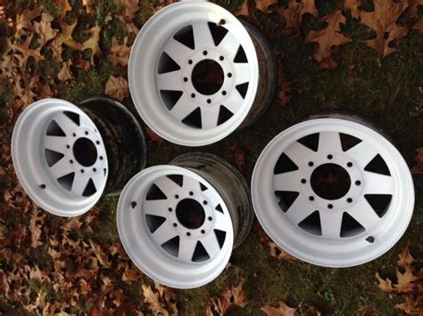 165 White Spoke Jackman Style Wheels For Sale