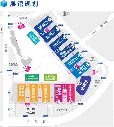 展会平面图 Ccbd成都建博会