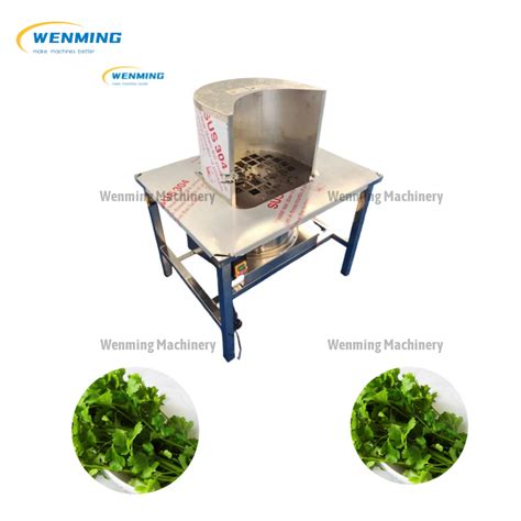 Commercial Parsley Leaf And Stem Separating Machine With Good Defoliat