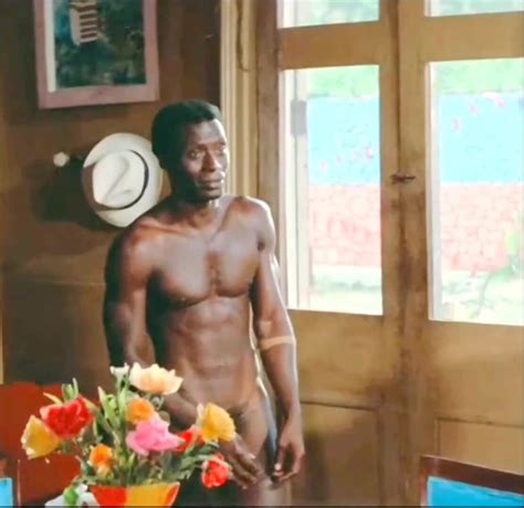 Black Actor Walks Around Nude