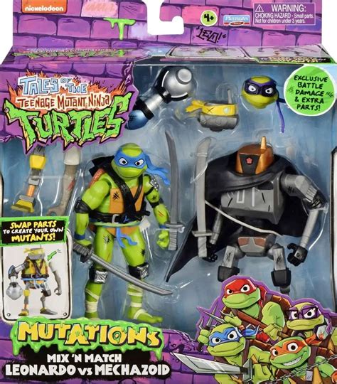 Teenage Mutant Ninja Turtles Tales Of The Tmnt Mutations Mix N Match Leonardo Vs Mechazoid 4