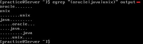 Unixlinux Commands And Shell Scripting Use Of Egrep Command