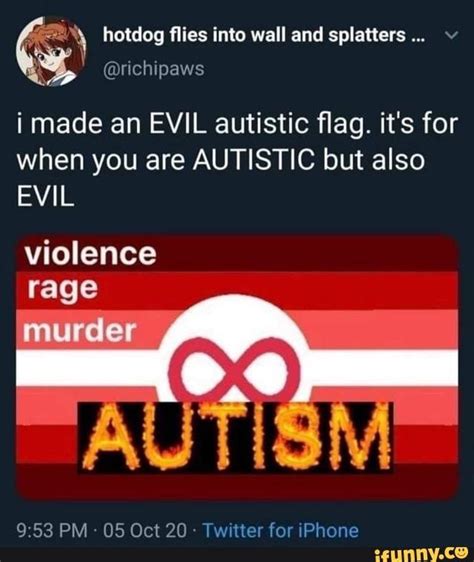 Flag Of Evil Autistic Flag Rvexillologycirclejerk