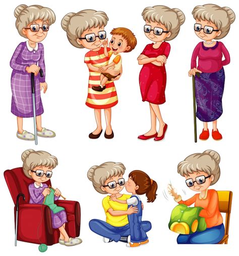 Oma Opa Clipart Bilder Kostenloser Download Auf Freepik
