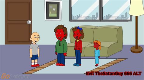 Classic Caillou Evil Boris Evil Doris And Evil Rosie Kill Caillou