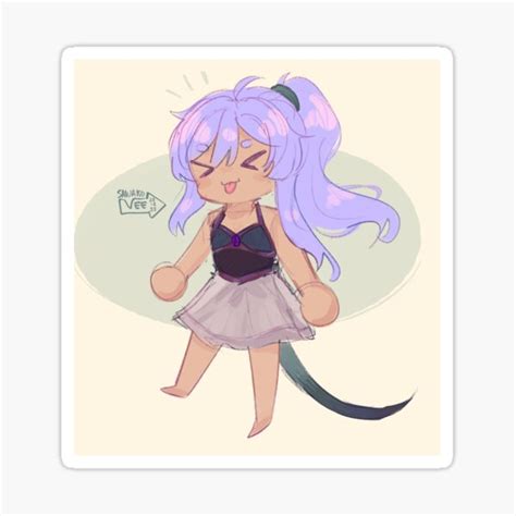 Vee Summer Chibi】 Sticker For Sale By Sawakovee Redbubble