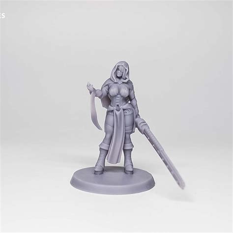3d Printable Divine Order Deathmaiden Pose 5 Pinups By Psminiatures