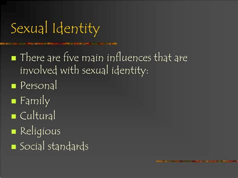 PPT Influences On Sexual Identity PowerPoint Presentation Free Download ID