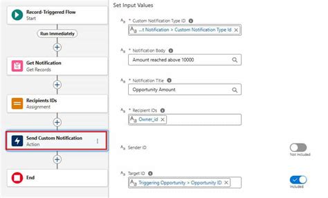 Send Custom Notifications Using Salesforce Flow