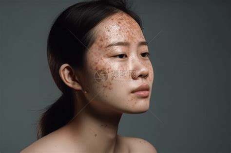 脸部过敏皮肤病高清图片下载 正版图片600215958 摄图网