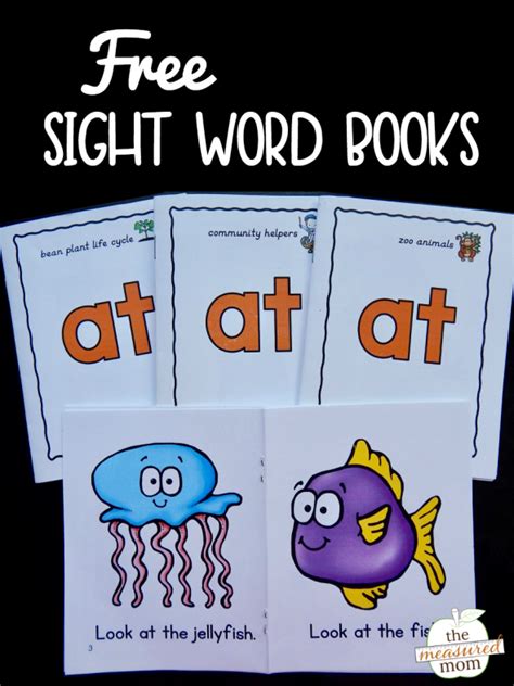 1st Grade Sight Word Printable Books