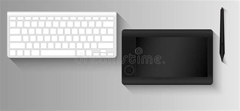 Workplace Keyboard Icon Outline Style Stock Vector Illustration Of Icon Line 185056018