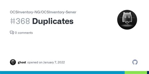 Duplicates · Issue 368 · Ocsinventory Ngocsinventory Server · Github
