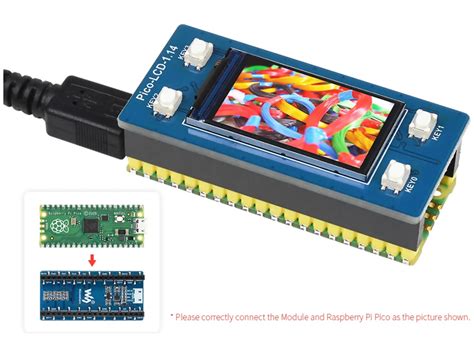 Lcd 114 Color Display Expansion Board For Raspberry Pi Pico 99tech