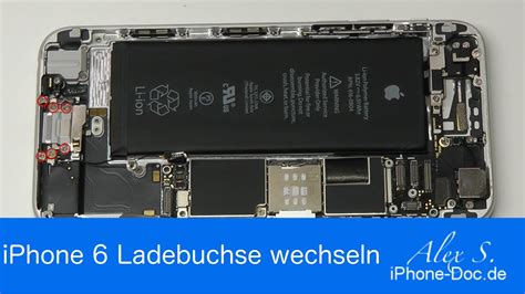 Iphone 6 Ladebuchse Usb Lightning Mikro Wechseln Reparieren Anleitung