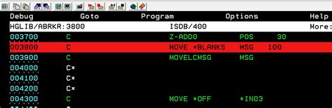 Ibm Midrange View Value Of Variables In Some Kind Of Output In Ibm