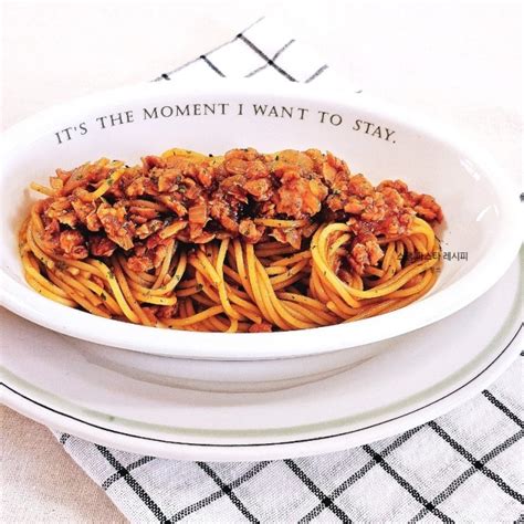 편스토랑 류수영 스팸 파스타 레시피 요리 토마토 스파게티 소스 만들기 네이버 블로그