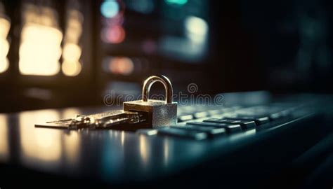 Secure Access With Steel Lock And Encryption Technology For Privacy