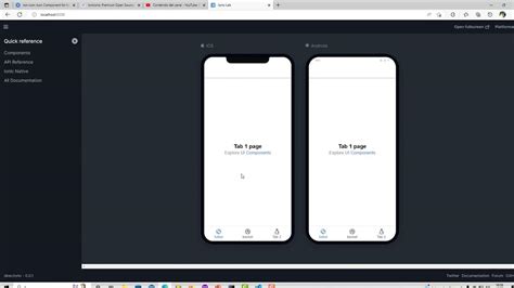 modificando la plantilla tabs framework ionic youtube