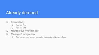OpenShift On OpenStack With Kuryr PDF Cloud Computing Internet