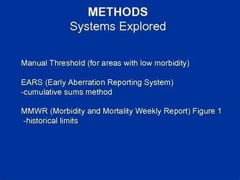 on the path to an aberration detection system