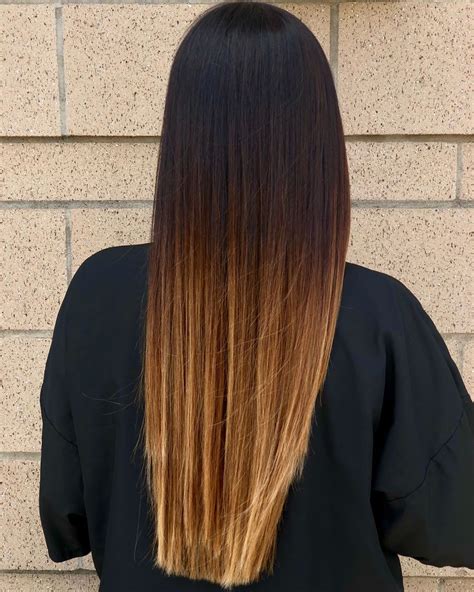 Caramel Ombre For Straight Hair Ombre Hair Color For Black Hair