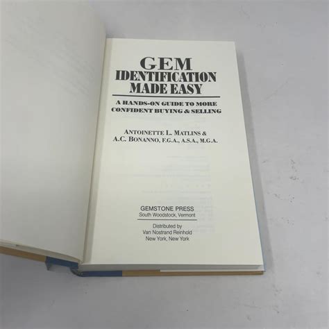 Cheap Book Depot Gem Identification Made Easy 1st Edition A Hands On