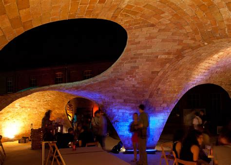 Vaulted Brick Pavilion In Barcelona By Map13