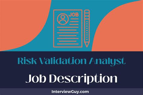 Risk Validation Analyst Job Description Updated For 2025